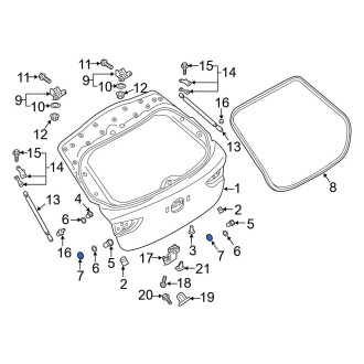 Mazda CX-30 OEM Trunks & Parts | Lids, Rear Panels — CARiD.com