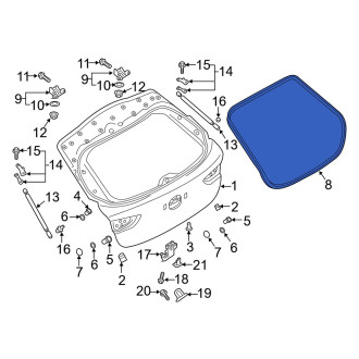 Mazda 3 Trunk & Tailgate Seals — CARID.com
