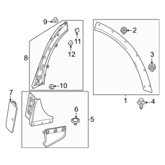 2025 Mazda CX-90 OEM Fenders - Front, Rear, Inner | CARiD