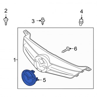 Mazda 6 OEM Grilles - Factory Billet & Mesh Grilles | CARiD