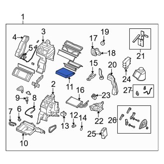 Mazda 6 OEM A/C & Heating Parts | Systems, Compressors — CARiD.com