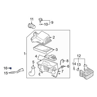 Mazda Miata MX-5 OEM Air Intake Parts | Filters, Manifolds — CARiD.com