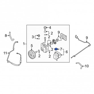 Mazda 6 Power Steering Reservoirs | Caps, Seals — CARiD.com