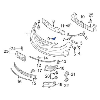 Mazda Protege OEM Bumpers - Genuine Front & Rear Bumpers | CARiD