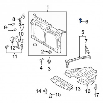 Mazda CX-3 Header Panel Brackets & Hardware — CARiD.com