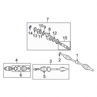 Mazda CX-5 OEM Driveline & Axle Parts | Hubs, CV-Joints — CARiD.com