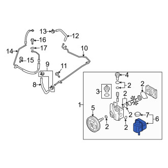 Mazda 6 Power Steering Reservoirs | Caps, Seals — CARiD.com