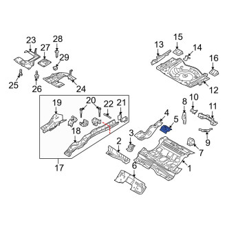 Mazda 6 Rocker Panel Hardware | Clips, Brackets — CARiD.com
