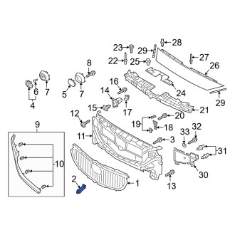 Mazda CX-30 Replacement Grilles - Moldings, Brackets | CARiD