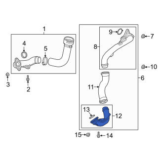 Mazda CX-9 Intercooler Hoses & Pipes | Clamps, Kits — CARiD.com