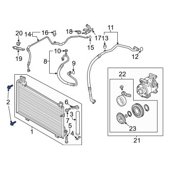 Mazda Miata MX-5 Header Panel Brackets & Hardware — CARiD.com