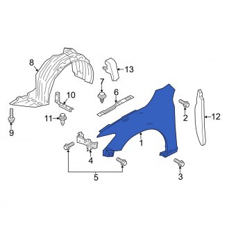 Mazda 6 OEM Fenders | Factory Front & Rear Fenders — CARiD.com