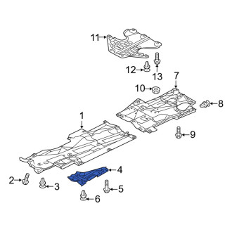 Mazda 6 Underbody Covers | Splash Shields — CARiD.com