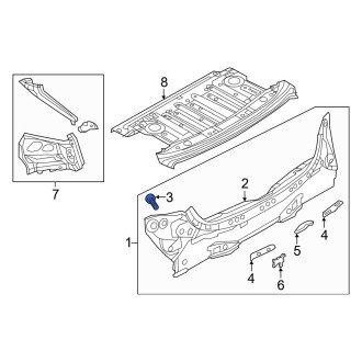 Mazda 6 Rocker Panel Hardware | Clips, Brackets — CARiD.com