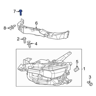 Mazda CX-50 Headlight Components | Brackets, Adapters — CARiD.com