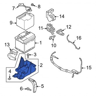 Mazda MX-30 Battery Trays & Alternator Brackets – CARiD.com