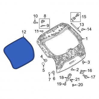 Mazda MX-30 Trunk & Tailgate Seals — CARID.com
