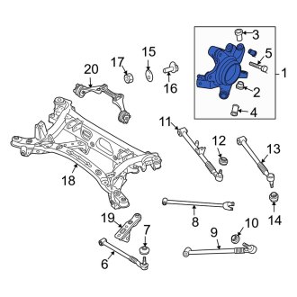 Mazda RX-8 Steering Knuckles, Spindles & Parts — CARiD.com