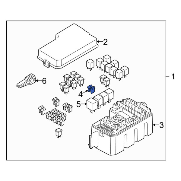 Mazda OE KN2J67S99 - Multi-Purpose Fuse