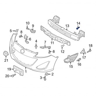 Mazda CX-50 OEM Bumpers | Genuine Front & Rear Bumpers — CARiD.com