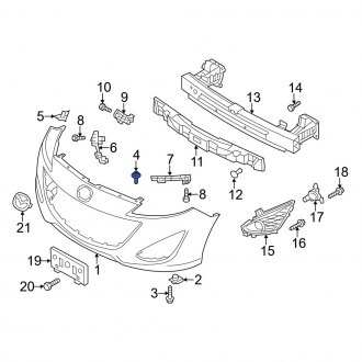 Mazda 5 OEM Bumpers | Genuine Front & Rear Bumpers — CARiD.com