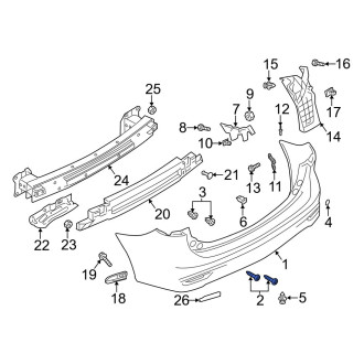 Mazda 3 OEM Bumpers | Genuine Front & Rear Bumpers — CARiD.com