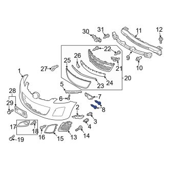 Mazda OEM Bumpers | Genuine Front & Rear Bumpers — CARiD.com