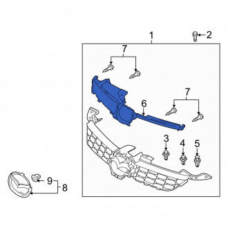 Mazda CX-7 Grille Brackets & Hardware — CARiD.com