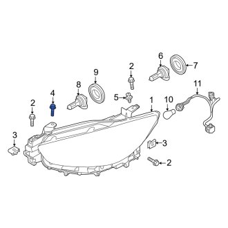 Mazda MPV Grille Brackets & Hardware — CARiD.com