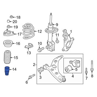 Mazda CX-5 Shock & Strut Mounts - Rear, Front | CARiD