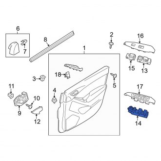 Mazda OEM Window Parts - Visors, Regulators, Motors | CARiD