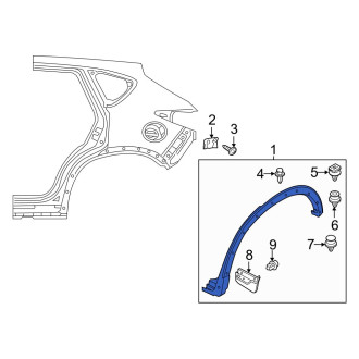 Mazda CX-5 Replacement Fender Moldings & Trim — CARiD.com