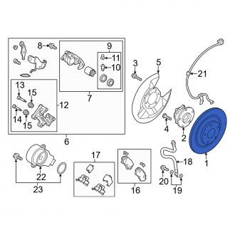 Mazda CX-5 OEM Brake Parts - Pads, Bleeders, Rotors | CARiD