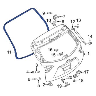Mazda CX-5 Trunk & Tailgate Seals — CARID.com