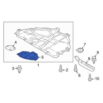 Mazda CX-9 Radiator Support Covers — CARiD.com