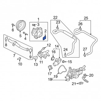 Mazda CX-50 Water Pumps | Electric, Mechanical — CARiD.com