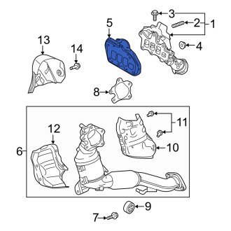 Mazda CX-5 OEM Exhaust Parts | Systems, Tips, Pipes — CARiD.com