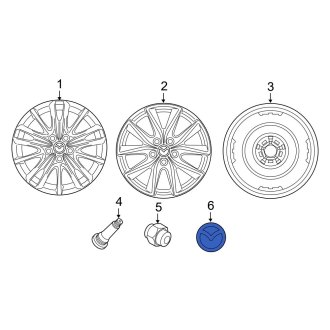Mazda CX-5 Wheel Center Caps | Emblems, Trim Rings – CARiD.com