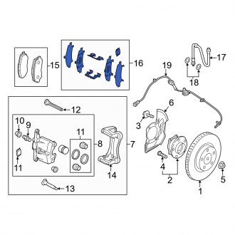 Mazda OEM Brake Parts | Pads, Bleeders, Rotors, Lines — CARiD.com