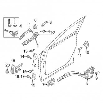2022 Mazda CX-5 Door Locks + Components | CARiD