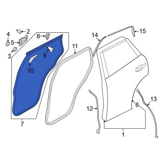 Mazda CX-5 Door Seals & Weatherstripping | CARiD