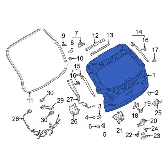 Mazda CX-5 Replacement Trunks & Tailgates | CARiD