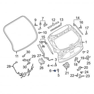 Mazda CX-5 Trunk & Tailgate Seals — CARID.com