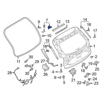 Mazda CX-5 Trunk & Tailgate Hinges | CARiD