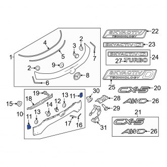 Mazda CX-30 OEM Trunks & Parts - Lids, Rear Panels | CARiD