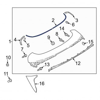 Mazda CX-5 Trunk & Tailgate Seals — CARID.com