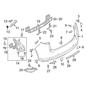 Mazda CX-30 Bumper Brackets & Hardware | Front, Rear — CARiD.com