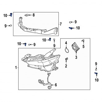 Mazda MX-30 Headlight Components | Brackets, Adapters — CARiD.com