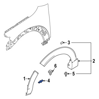 Mazda CX-30 OEM Fenders - Factory Front & Rear Fenders | CARiD