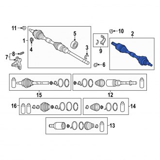 Mazda CX-30 Driveline Parts - Axles, Hubs, CV-Joints | CARiD